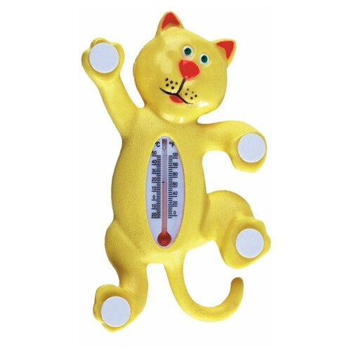 Термометр Park Кот желтый 17.5 см 10 см 10 см
