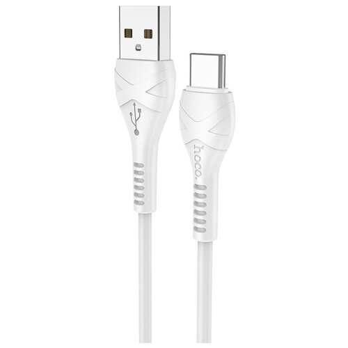 Кабель HOCO X37 Cool power charging data cable for Type-C 1M, 3.0А, white