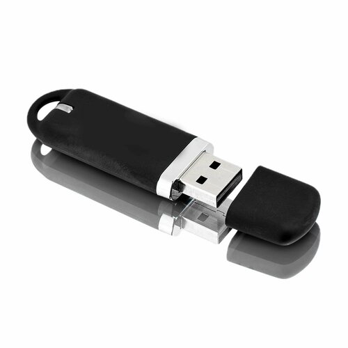 Флешка Memo, 64 ГБ, черная, USB 2.0, арт. F34 5шт