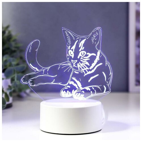 Светильник "Кошечка" LED RGB от сети