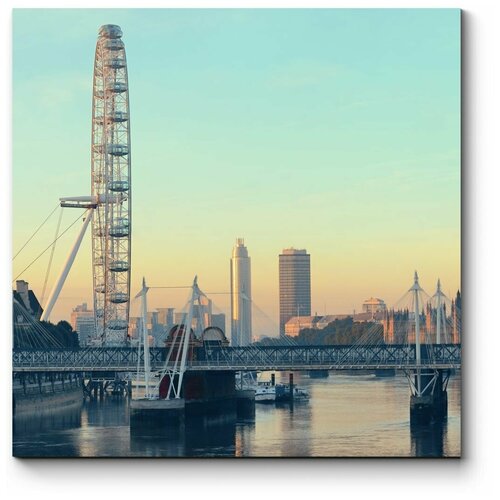 Модульная картина Чудесная панорама Лондона 60x60