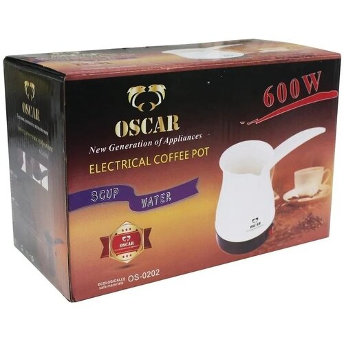 Кофеварка электрическая / Электрическая турка OSCAR OS-0202, белый