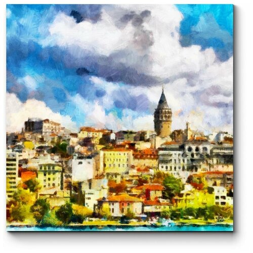 Модульная картина Прекрасный Стамбул солнечным днем 140x140