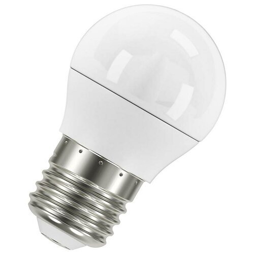 Лампа светодиодная LED 7 Вт E27 3000К 560Лм шарик 220 В (замена 60Вт) | код 4058075579804 | LEDVANCE (4шт. в упак.)