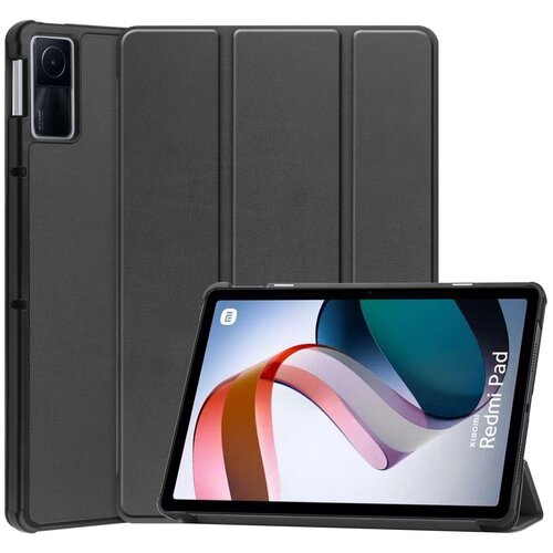 Чехол для планшета Redmi Pad 2022 10,6 дюйма, прочный пластик, трансформируется в подставку (черный)