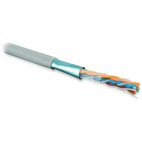 Кабель витая пара 305м Hyperline FUTP4-C5E-S24-IN-PVC-GY 42052 (арт. 42052)