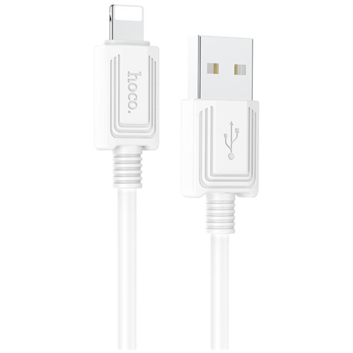Кабель HOCO X73 USB - Lightning charging data cable 1M, 2.4А, white