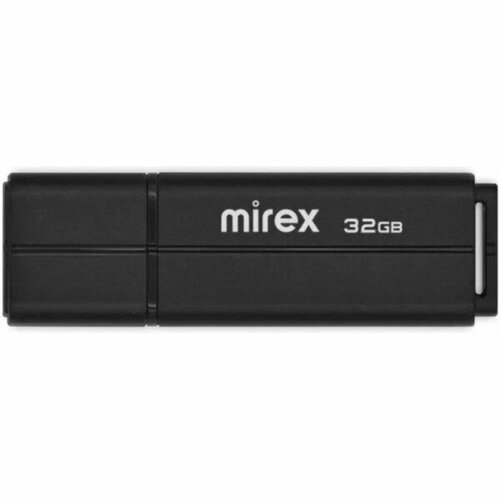 Флеш Диск 32 ГБ Mirex LINE BLACK 32GB 13600-FMULBK32