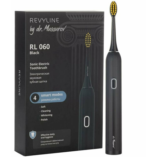 Зубная щётка электрическая Revyline RL 060, чёрная