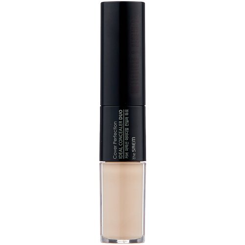 The Saem Консилер Cover Perfection Ideal Concealer Duo, оттенок 01 Clear Beige, , 1