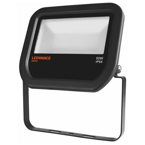 Прожектор светодиодный OSRAM Floodlight LED 50W/4000K Black IP65, 50 Вт, свет: дневной белый