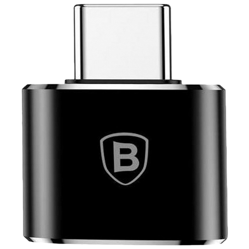 Переходник/адаптер Baseus USB-А - USB Type-C (CATOTG-01), 0.01 м, 1 шт., черный