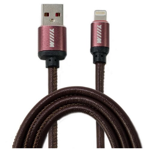 Кабель WIIIX USB - Lightning (CB810-2A-U8-LR-10), 1 м, коричневый