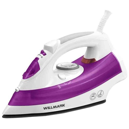 Утюг Willmark SI-2215CRP, белый/фиолетовый