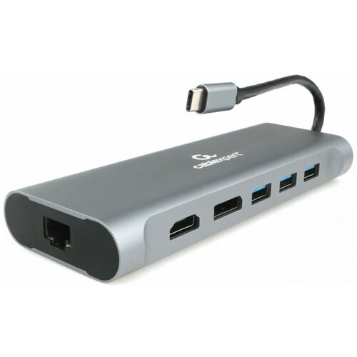 USB TypeC адаптер 8 в 1 Cablexpert A-CM-COMBO8-01