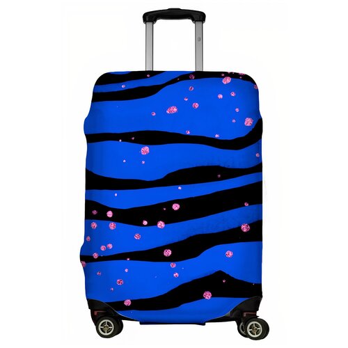 Чехол для чемодана LeJoy, размер S, синий, черный