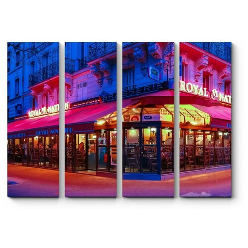 Модульная картина Традиционное французское кафе150x113