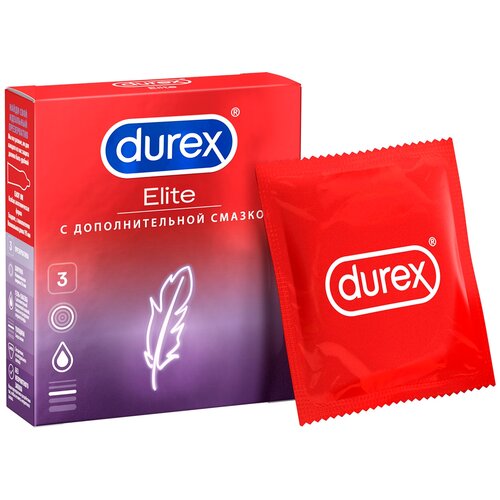 Презервативы Durex Elite, 3 шт.