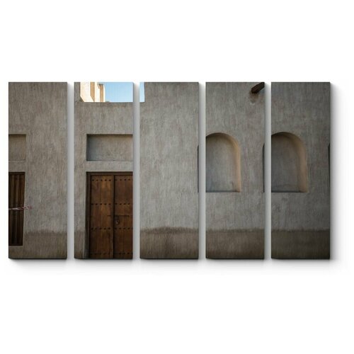 Модульная картина Фасад старого арабского дома100x60