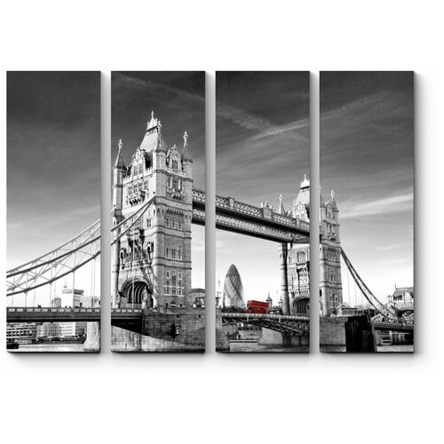Модульная картина Монохромный Лондон 100x75