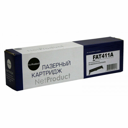 Тонер-картридж NetProduct (N-KX-FAT411A) для Panasonic KX-MB1900/2000/2020/2030/2051, 2K