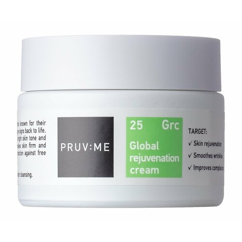 Крем для комплексного омоложения кожи лица с ниацинамидом PRUV: ME Grc 25 Global Rejuvenation Cream /50 мл/гр.