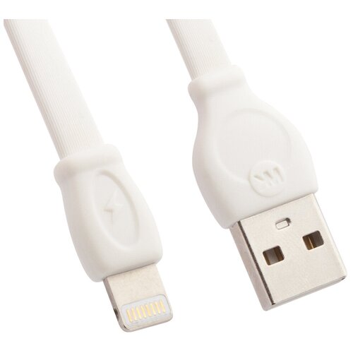 Кабель WK Fast Cable USB - Lightning (WDC-023), 1 м, 1 шт., белый