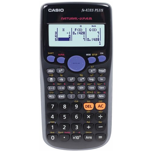 Калькулятор научный CASIO FX-82ES PLUS, черный