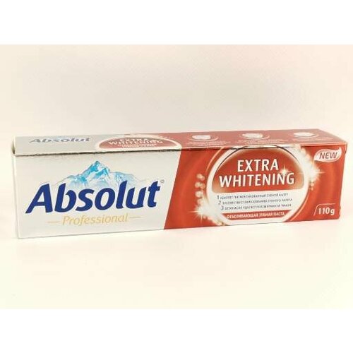 ABSOLUT Professional Extra Whitening 110 г Профилактическая антибактериальная зубная паста