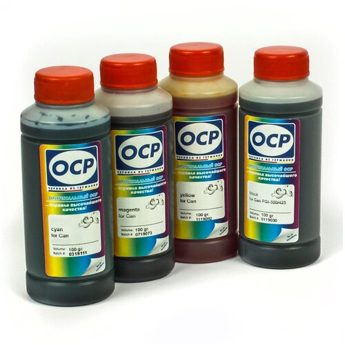 Чернила (краска) OCP для принтеров Canon PIXMA G1400, G2400, G3400, G4400, G1410, G2410, G3410, G4410, G4411, G3411, G2411, G1411, G1416, G2415 100x4
