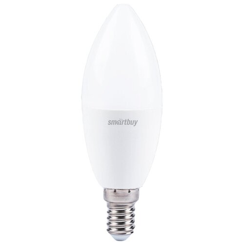 Лампа светодиодная SmartBuy SBL 3000К, E14, C37, 9.5 Вт, 3000 К