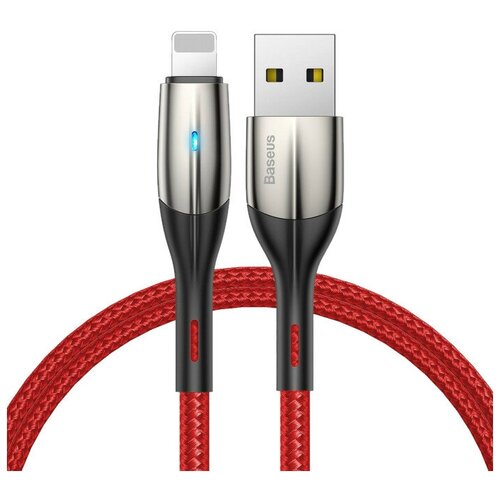 Кабель Baseus Horizontal USB - Lightning (CALSP), 1 м, красный