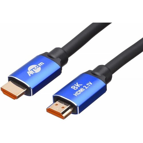 Кабель ATCOM AT8888 Кабель HDMI, 2 м, черный/синий