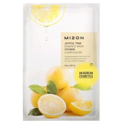 MIZON Тканевая маска для лица с витамином С Joyful Time Essence Mask Vitamin C