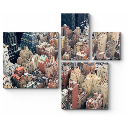 Модульная картина Городской пейзаж Нью-Йорка142x118