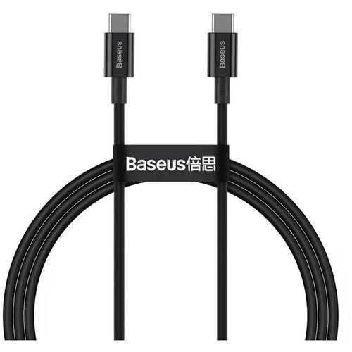 Кабель Baseus Superior Series Fast Charging Data Cable Type-C to Type-C 100W 2m Black (CATYS-C01)