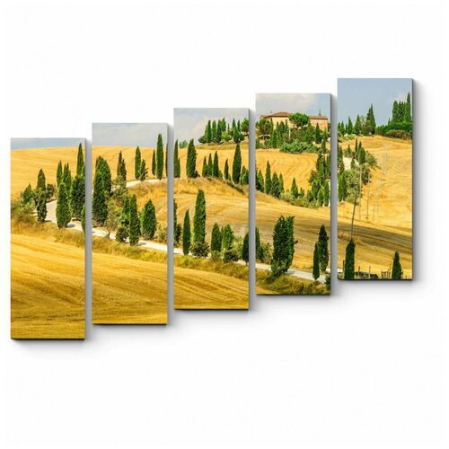 Модульная картина Старая ферма в Тоскане 110x77