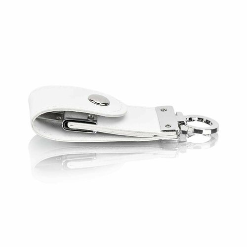 USB флеш-накопитель, Кожаная флешка Banyan, 64 ГБ, белая, USB 2.0, арт. F20 30шт