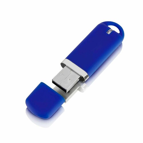 Флешка Memo, 64 ГБ, синяя, USB 2.0, арт. F34