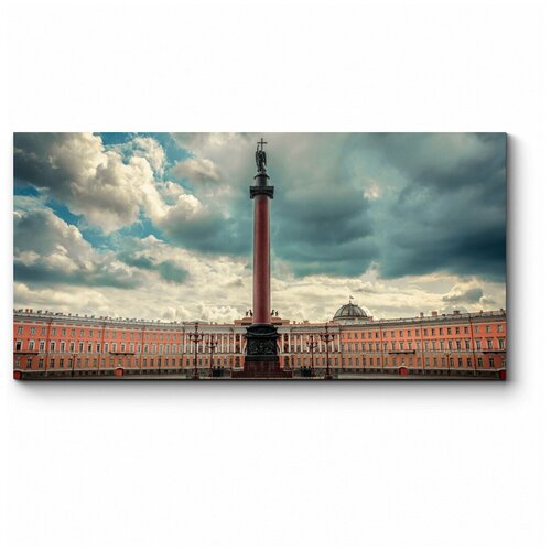 Модульная картина Александровская колонна на Дворцовой площади 60x30