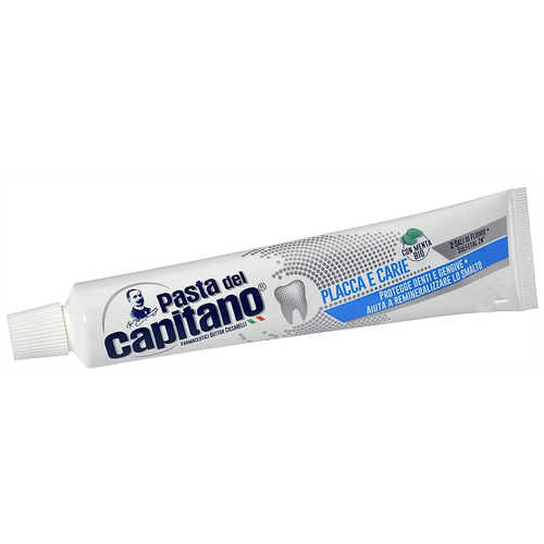 Pasta Del Capitano Teeth and Gums Protection Plaque & Cavities Зубная паста от налета и кариеса 15 мл