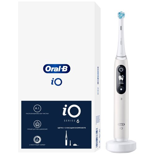 Электрическая зубная щетка Oral-B iO Series 6, white