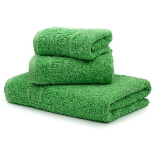 Набор полотенец 3шт DreamTEX классический зеленый