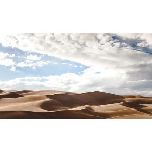 Картина на холсте 60x110 Альянс Лес "Песок небо пустыня" на подрамнике / интерьер/ декор