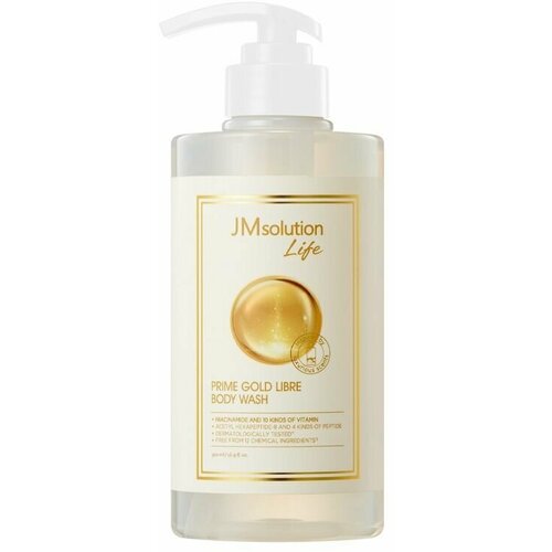 JMSolution Гель для душа счастицами золота и пептидами LIFE PRIME GOLD LIBRE BODY WASH, 500мл