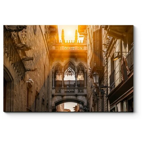 Модульная картина Готическая Барселона 70x47