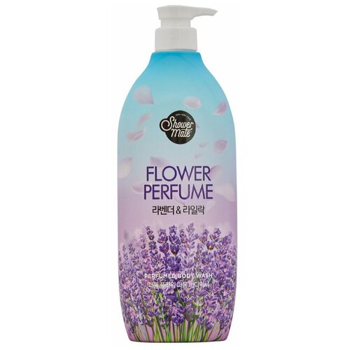 Гель для душа Shower Mate Purple flowerлаванда, 900 мл, 900 г