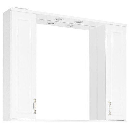 Зеркальный шкаф Style Line "Олеандр-2 1000/С", белый