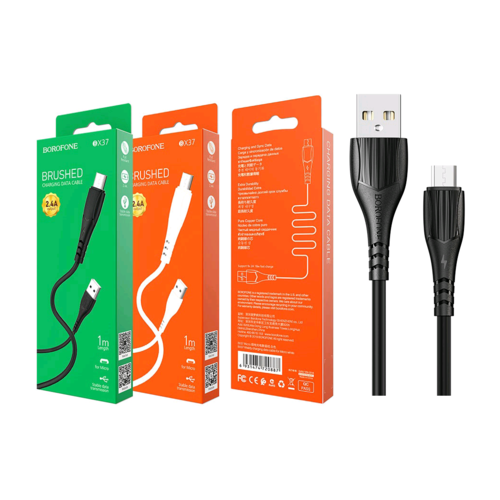 Кабель USB Micro USB BX37 1M Borofone черный