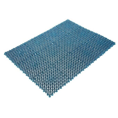 Покрытие ковровое щетинистое без основы 42х56 см "Травка" цвет синий 2474504